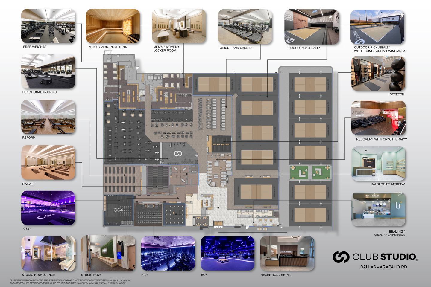 Club Studio Fitness | DALLAS Gym | 7007 ARAPAHO ROAD